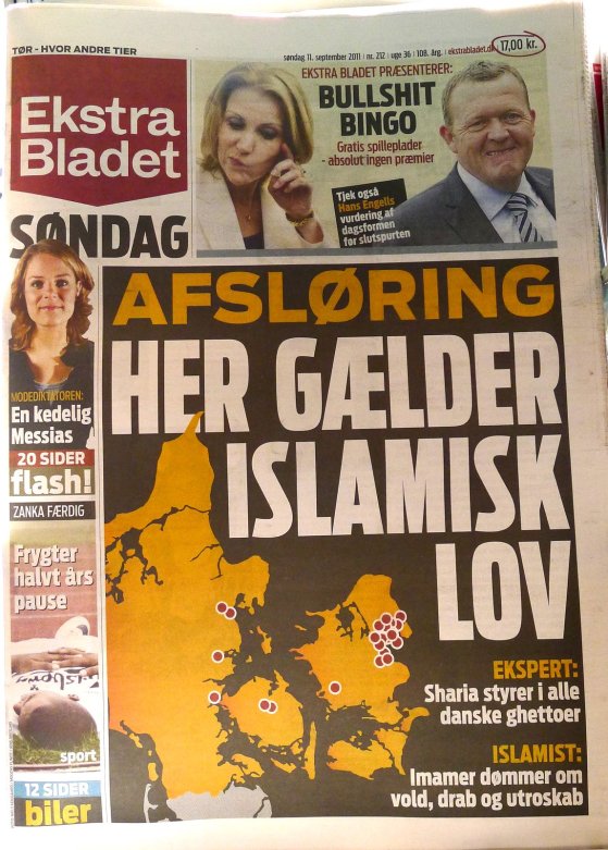 Mot parallellsystem styrt av sharia i Danmark – Document