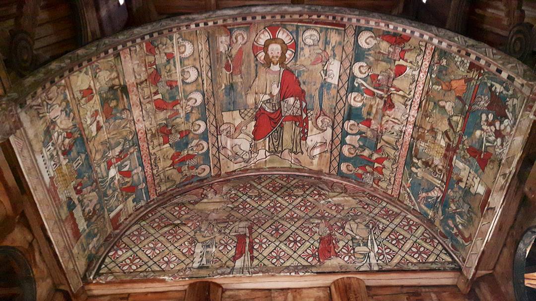 Takmalerier, Torpo stavkirke (slutten av 1200-tallet) – Document