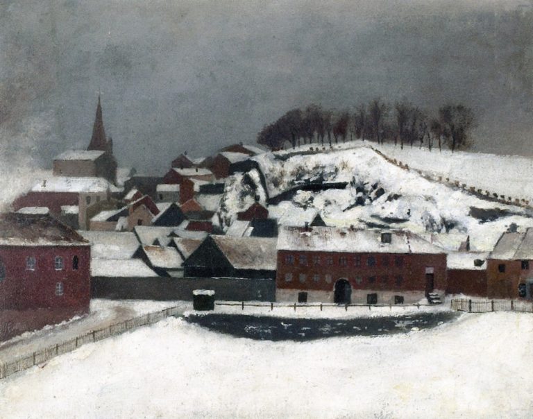 Utsikt fra Fossveien 7 mot Bergfjerdingen (1881) – Document