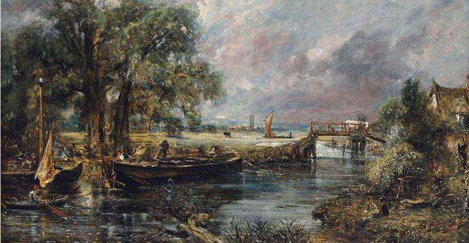 View on the River Stour near Dedham (c.1821-22)