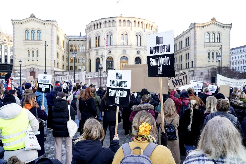 Organisasjoner holdt markering mot Drevdal-dommen