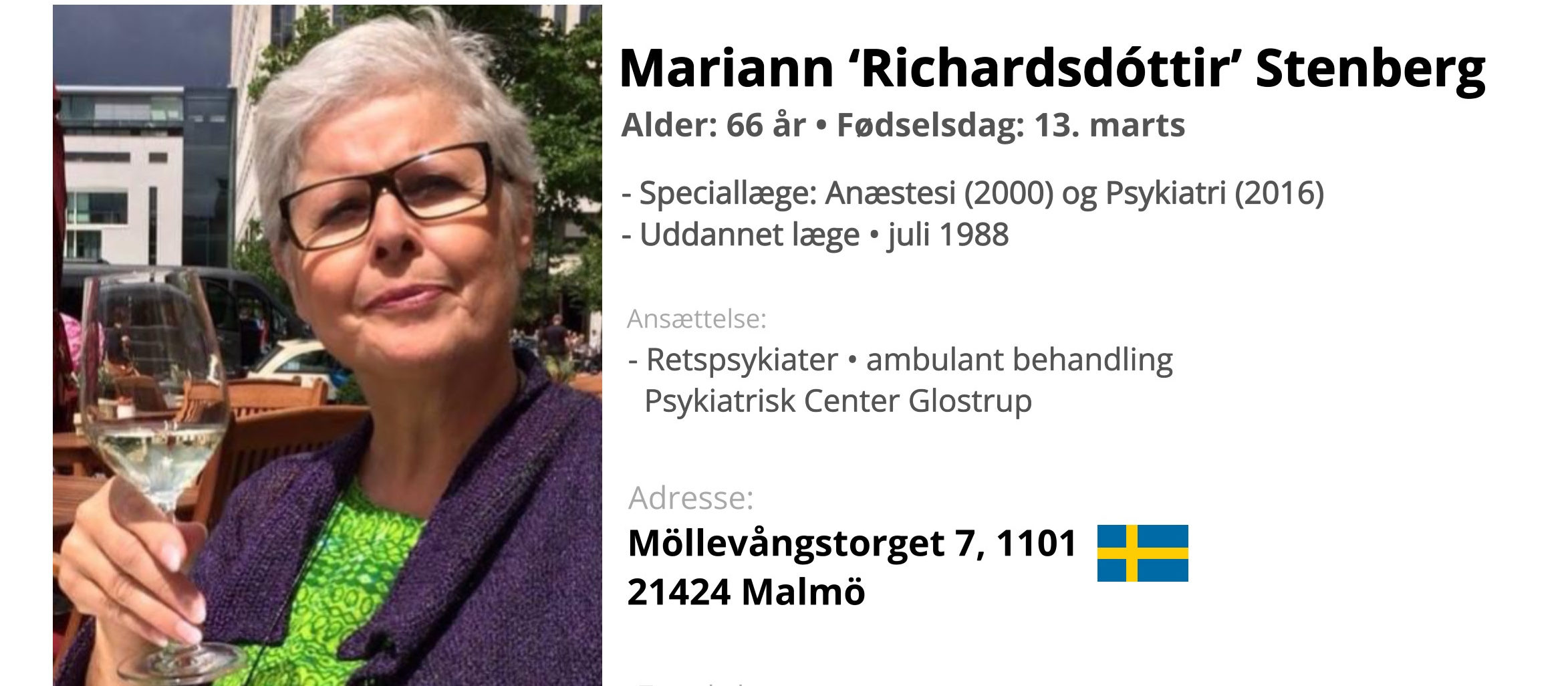 Svensk psykiater knivdrept av pasient på psykiatrisk senter Glostrup ...