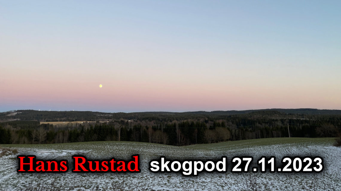 Skogpod 27. november 2023 Politikken er snudd på hodet