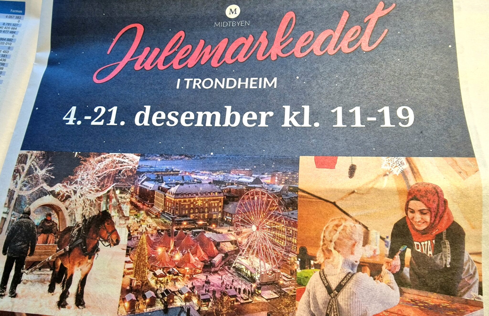 Hijab markedsfører Julemarkedet i Trondheim