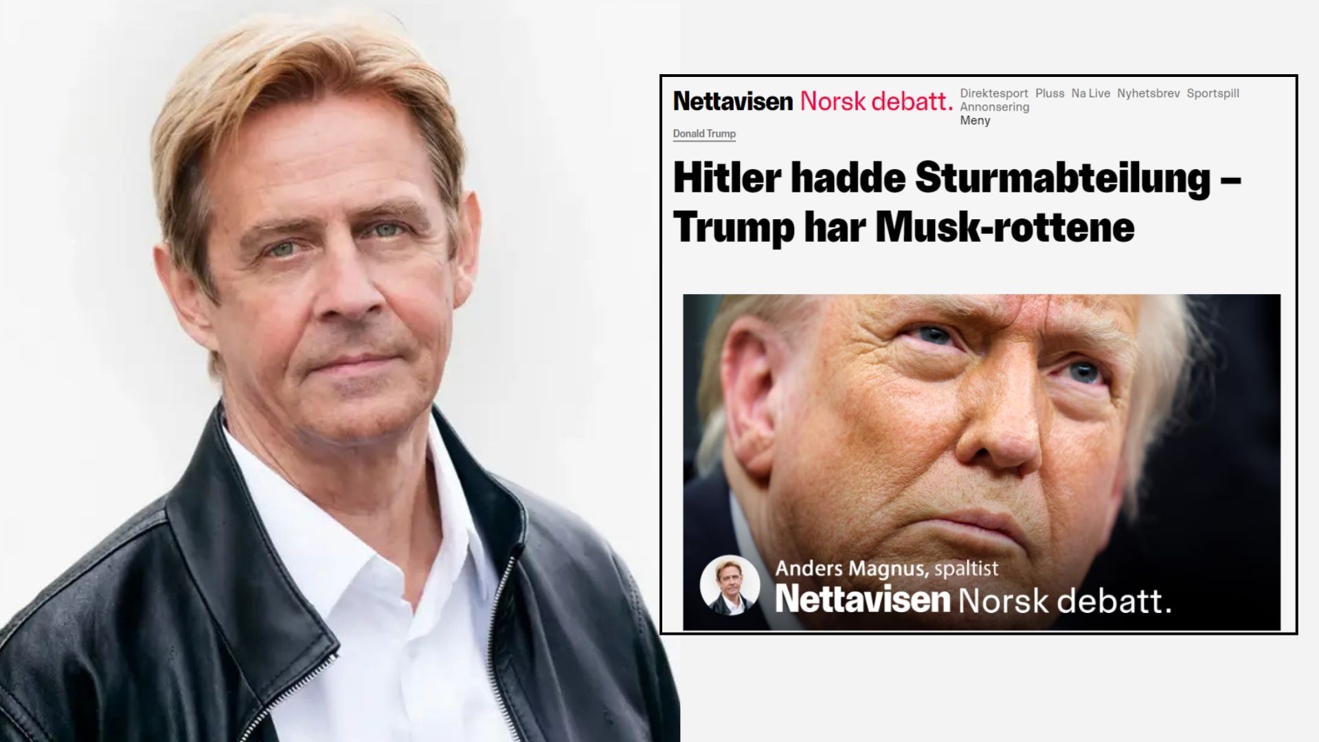 Hysterisk Trump-hat: – Har det klikket for deg, Anders Magnus?