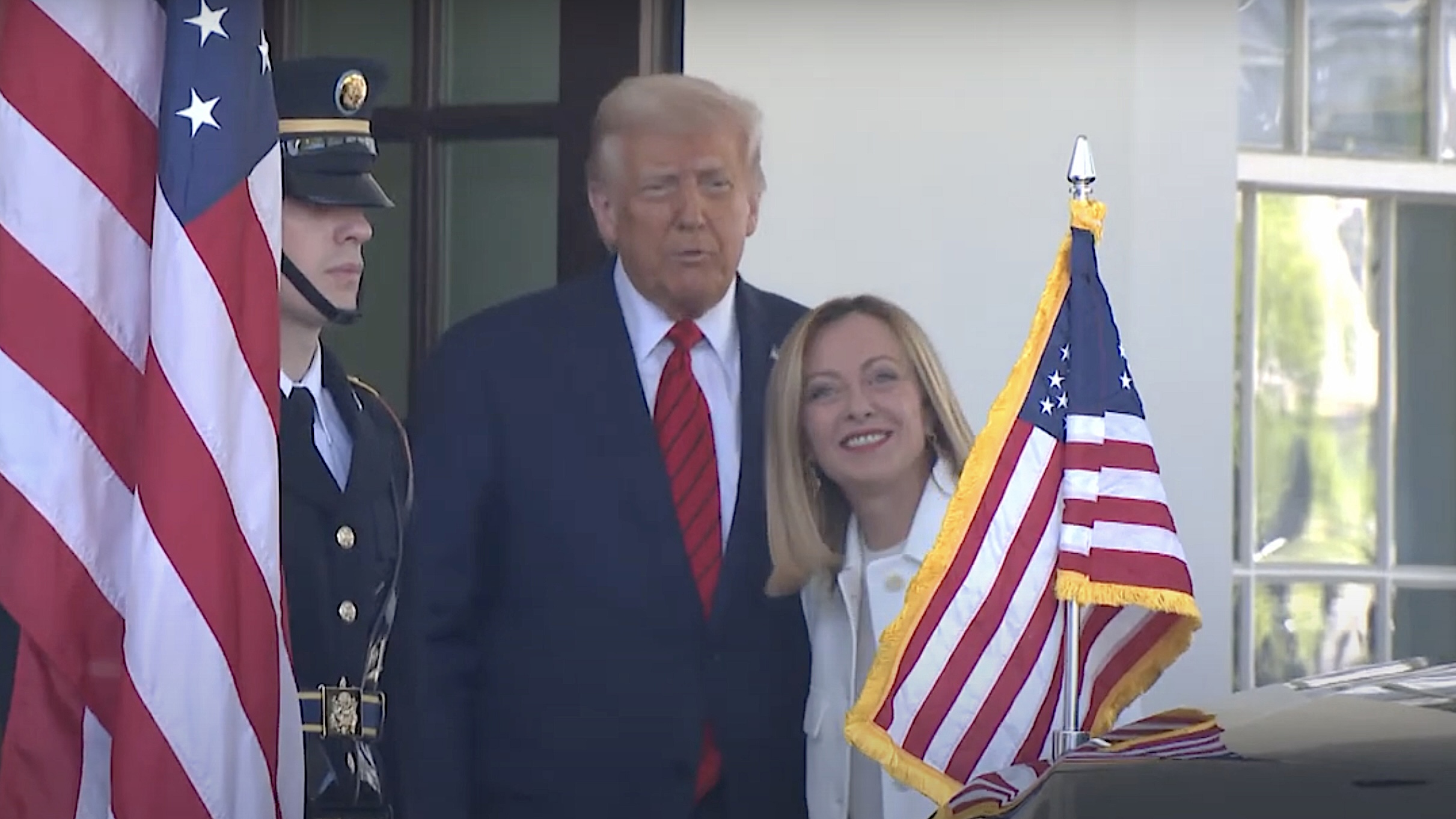 Trump og Meloni: – Sikre på at USA og Europa blir enige – Document