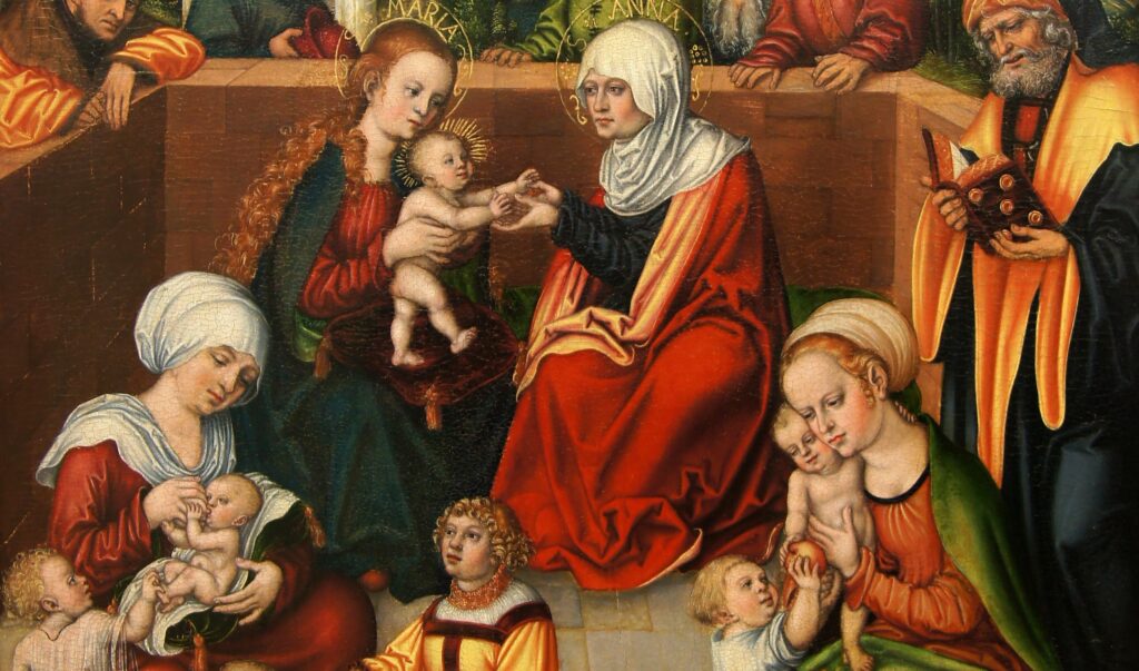 Den hellige slekten (1520-25).
