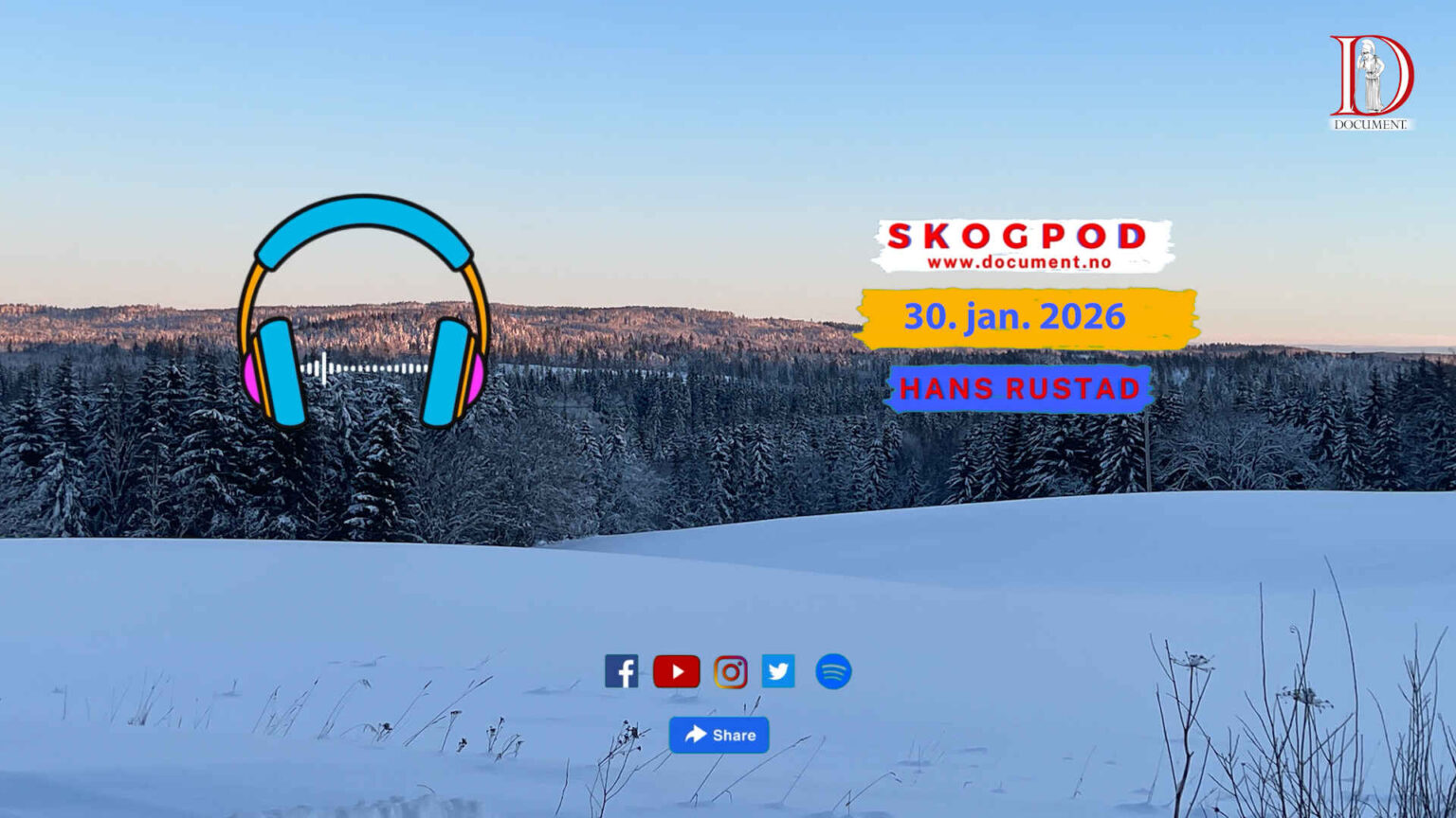 Skogpod 30. januar 2026