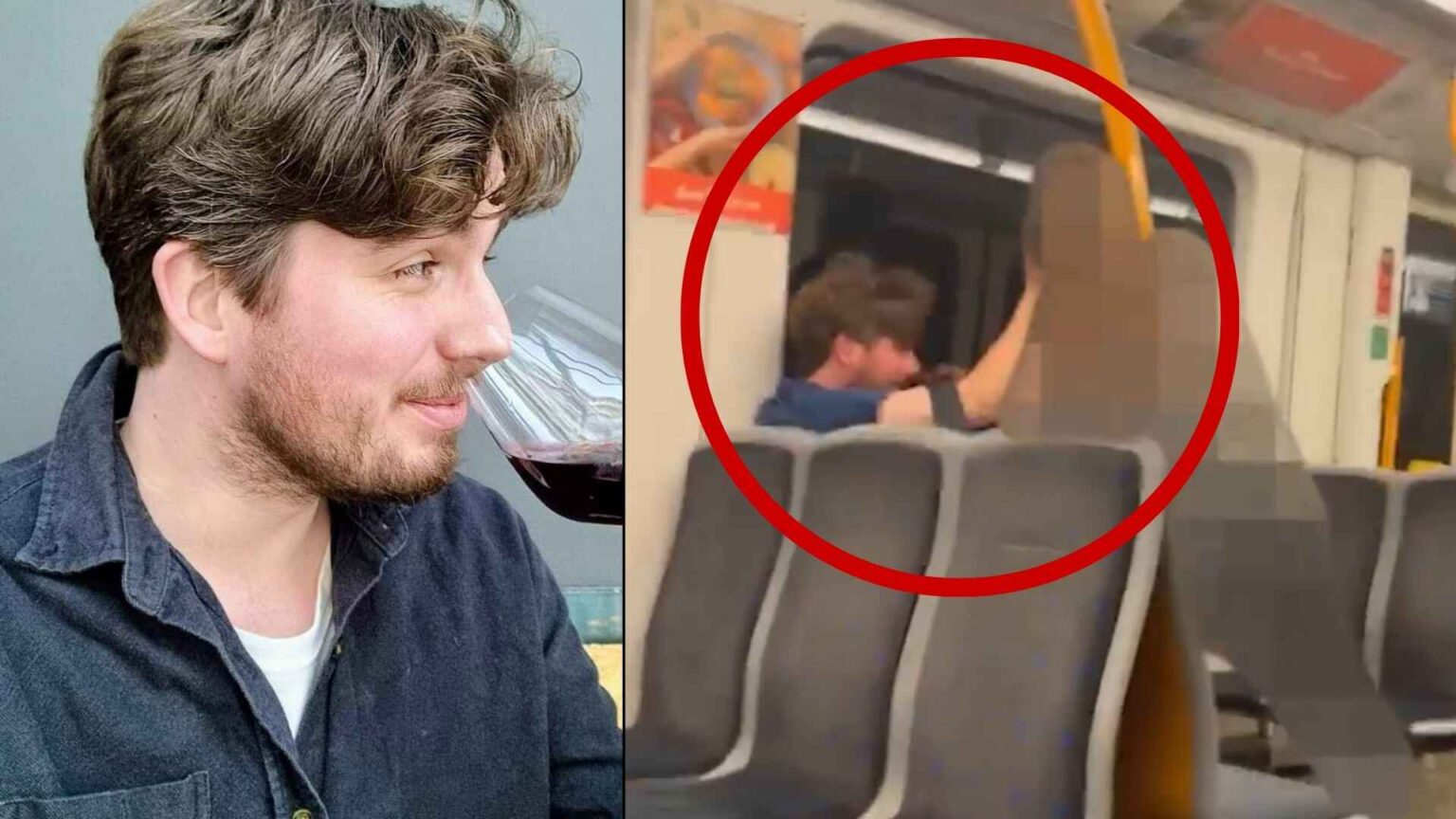 Her blir Chris (36) slått og tatt kvelertak på etter at han ba om ...