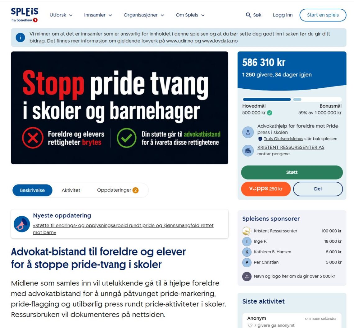 600.000 kroner samlet inn på fem dager: – Over all forventning